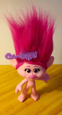 Pink Princess Poppy Plastic Troll Doll Hasbro Trolls World Tour 2019 | eBay