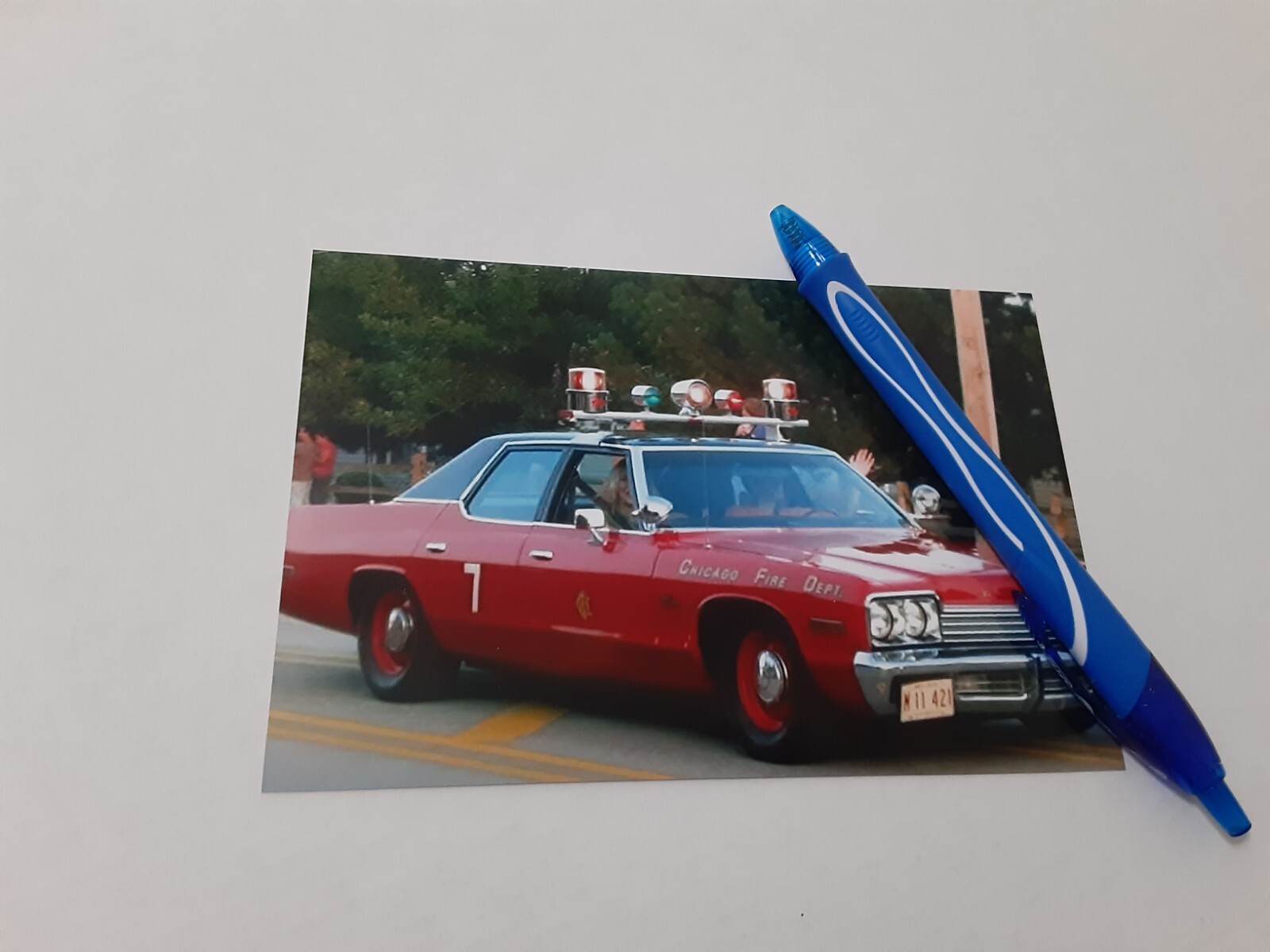 CLASSIC OLD CHICAGO FIRE DEPARTMENT CAR, GLOSSY COLOR 4X6 PHOTO | eBay