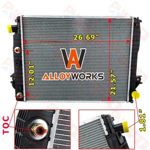 52014720AA Radiator for 2013-2018 2014 Ram 2500 3500 4500 6.7L L6 ...