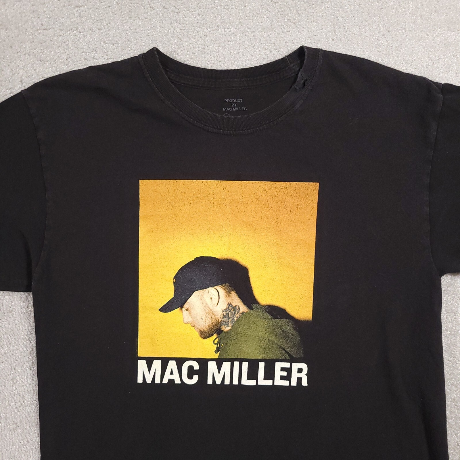 Mac Miller Official Side Profile Shirt Mens Medium Bl… - Gem