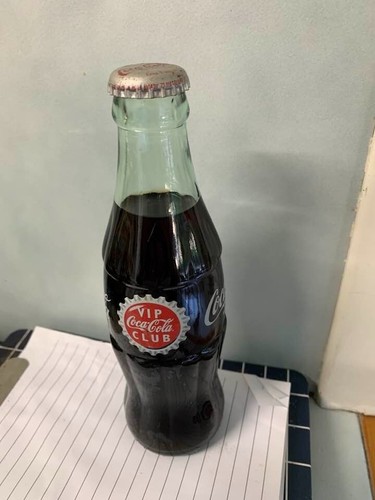 Rare VIP Collectors Coca Cola glass bottle | eBay Australia