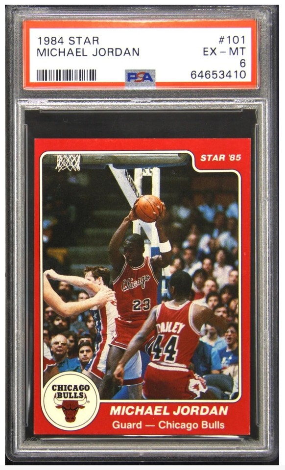 1984 Star Michael Jordan 101 PSA 6 Rookie RC Xrc | eBay