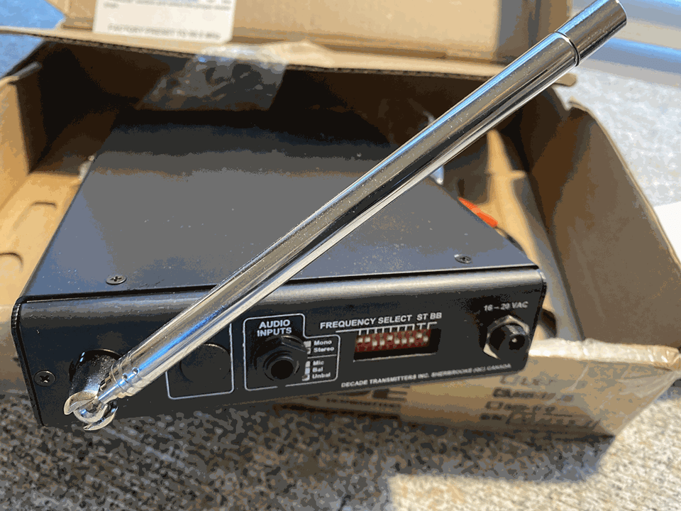 MS-100 professional grade low power FM transmitter commercial FM (88.1 ...