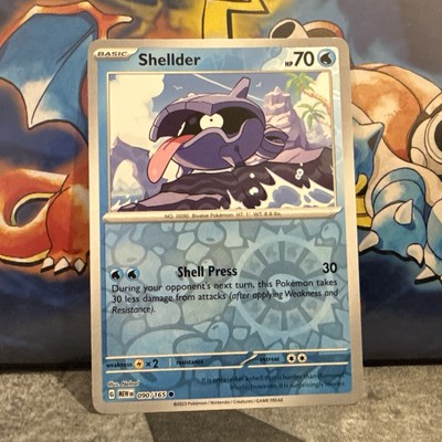 Shellder 090/165 Sv: Scarlet & Violet 151 Reverse Holo | eBay