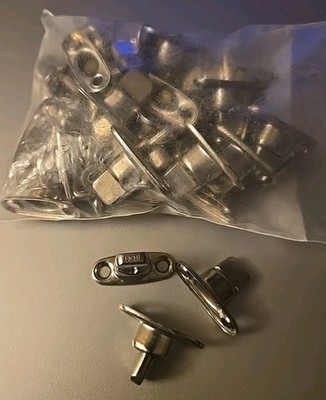 50 Common Sense 2 Screw Turn Button, Twist Lock Fasteners DOT Double ...