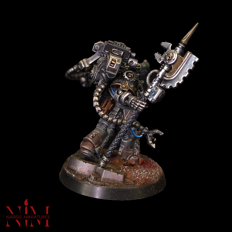Warhammer 40k painted Carcharodons primaris techmarine | eBay