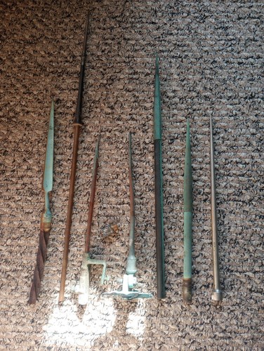 Lightning Rod Tips Top Lot Collection (Franklin Bayonet) Spike Parts ...