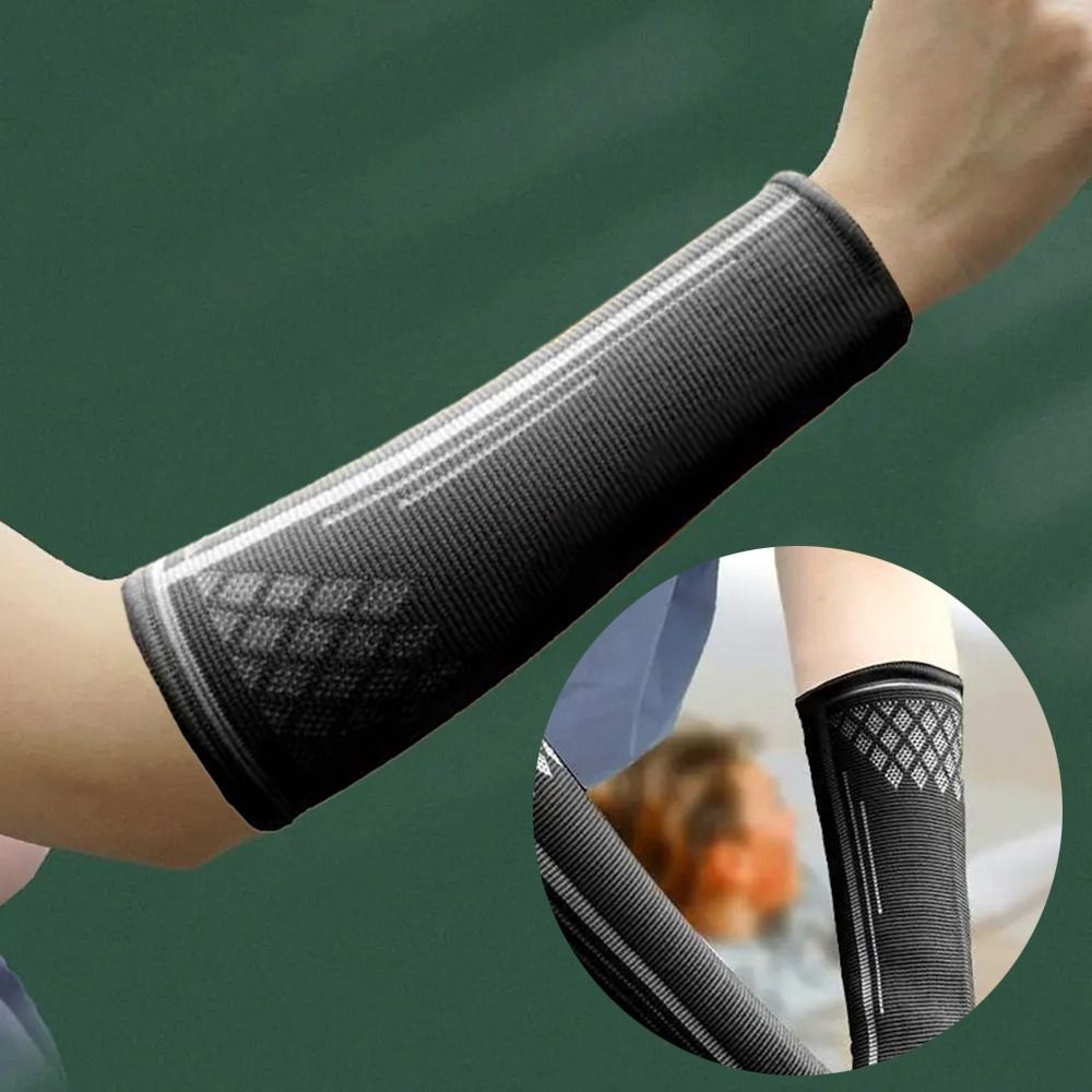 1Pairs Breathable Forearm Compression Sleeve for Tennis Basketball ...