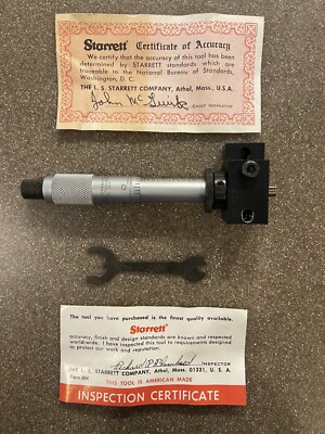 Starrett 262L Micrometer Head, Size 0.1” 1,000 ths | eBay