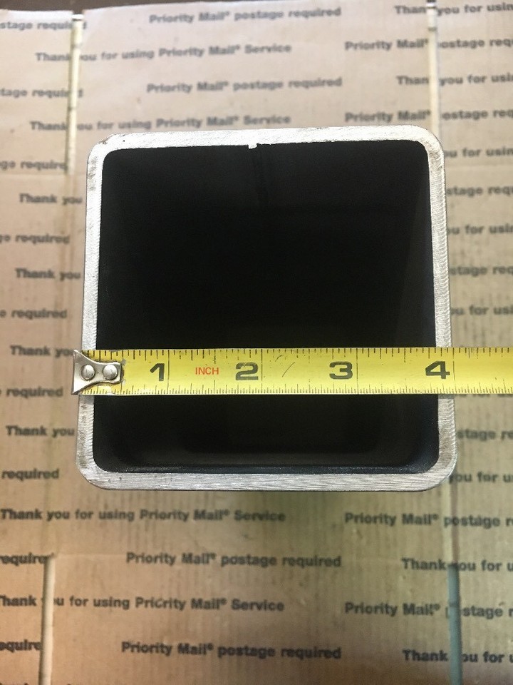 4 X 4 Steel Square Tube 12" Tubing Steel Brace Support Welding 3/16 ...
