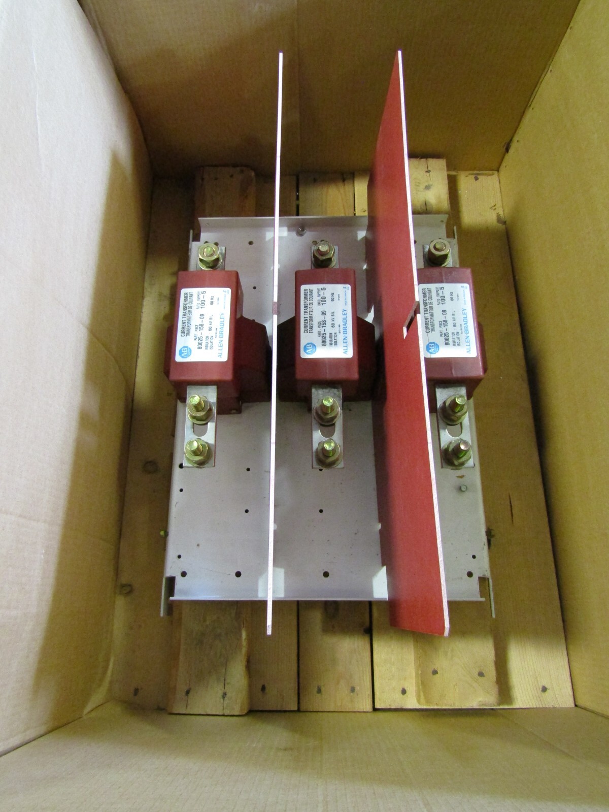 😎NEW ALLEN BRADLEY 80025-158-09 CURRENT TRANSFORMER PLATE 80153-986-59 ...