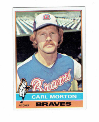 Carl Morton Atlanta Braves Pitcher #328 Topps 1976 #Baseball Card | eBay