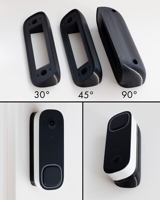 Premium Angle Mount Wedges for Ecobee - 30, 45, or 90 deg - Black ...