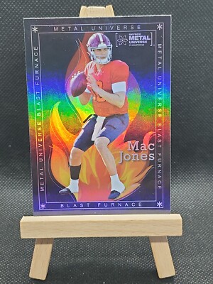 2021 Skybox Metal Universe Champions MAC JONES Blast Furnace BF-13 | eBay