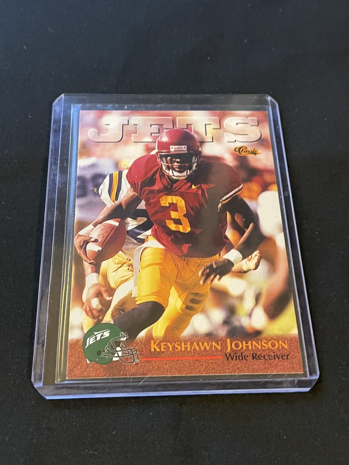 1996 Classic #1 Keyshawn Johnson Rookie Card New York Jets NFL Football ...