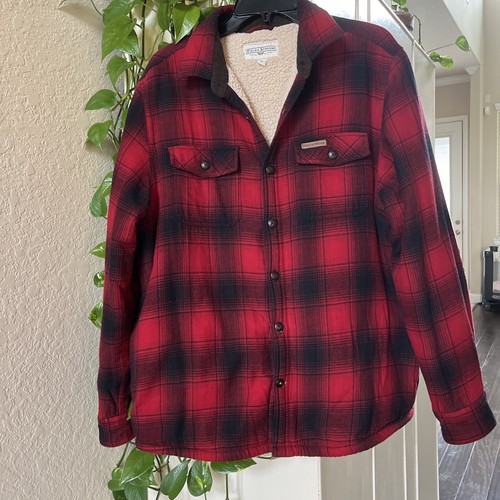 Field And Stream Original Outfitters Flannel Jacket/ Shirt Button Up L ...