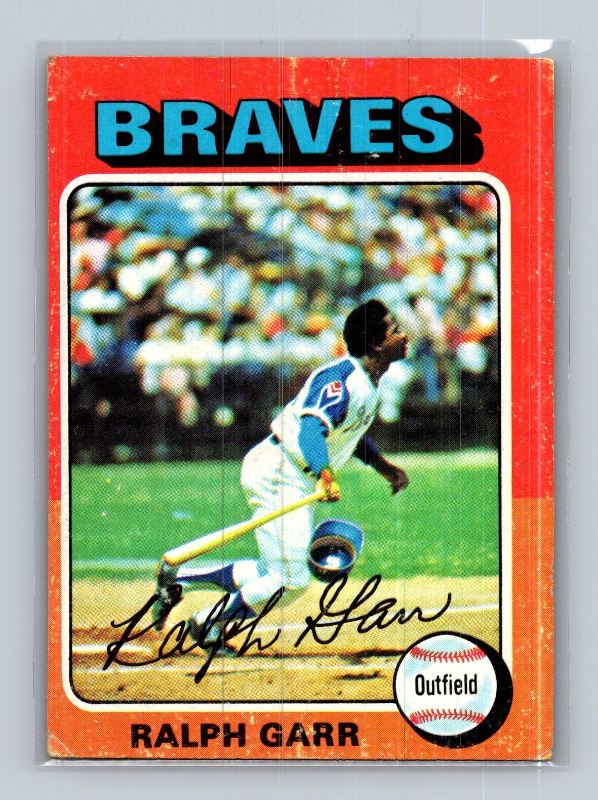 1975 Topps #550 Ralph Garr Atlanta Braves Baseball Card | eBay