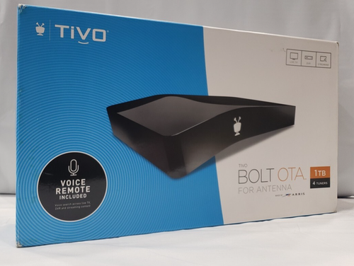 TiVo BOLT OTA for Antenna – All-in-One Live TV, DVR and Streaming Apps ...