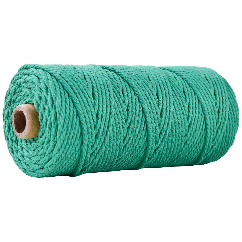Artisan Macrame Rope 100% Natural Cotton Twisted Cord Craft String DIY ...