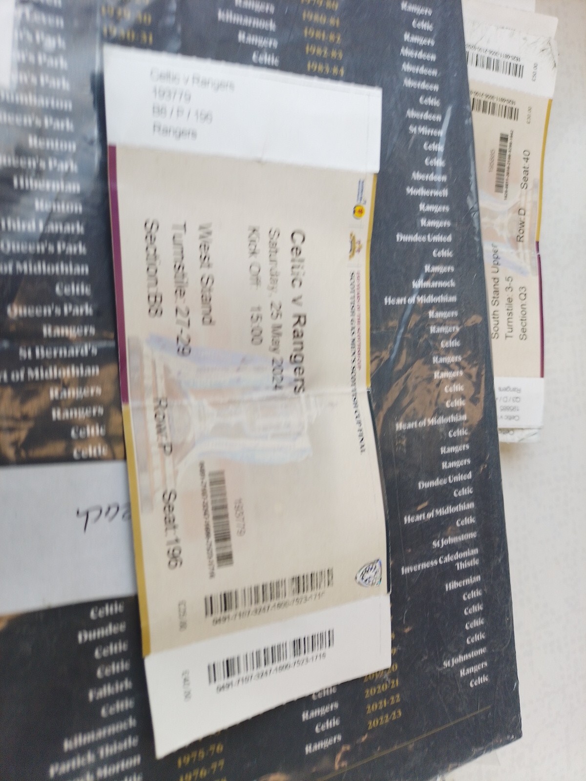 2024 Scottish Cup Final Ticket Rangers V | Grelly UK