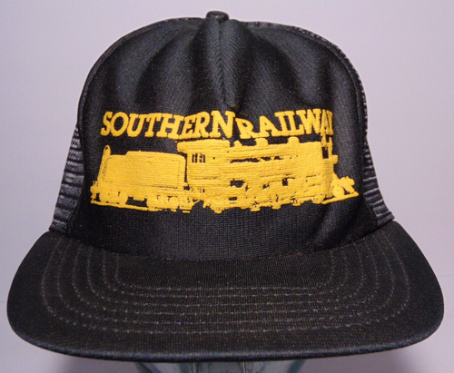 1980s Old Vintage SOUTHERN RAILWAY TRUCKER HAT CAP ALABAMA TENNESSEE ...