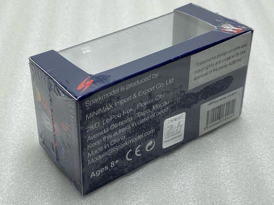 Spark 1/64 Audi R18 E-Tron Quattro 2 Lm 2014 Winner Le Mans Sparky Y091 ...