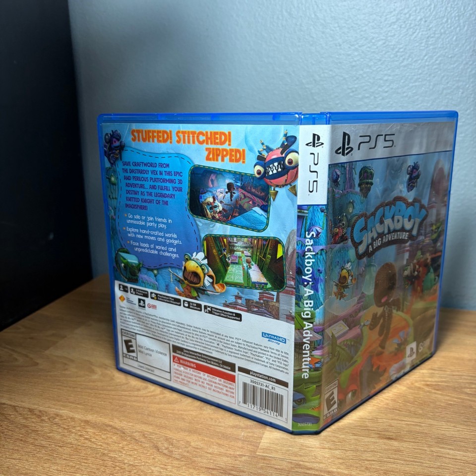 Sackboy: A Big Adventure PS5 (Sony PlayStation 5 PS5, 2020) CIB TESTED ...