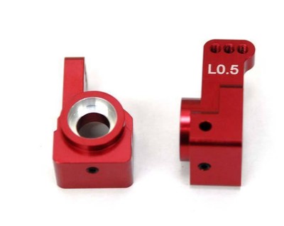 Team Associated Red STRC Re Hub Carriers .5 Deg Toe-In SC10 4X4 (2 ...