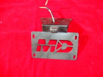 Kawasaki Ninja Motorcycle License Plate Mount with Light, 2016 300 ...