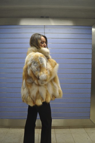 Natural Genuine Red Fox Jacket Feal Fox Fur Halfskin Coat With Collar ...