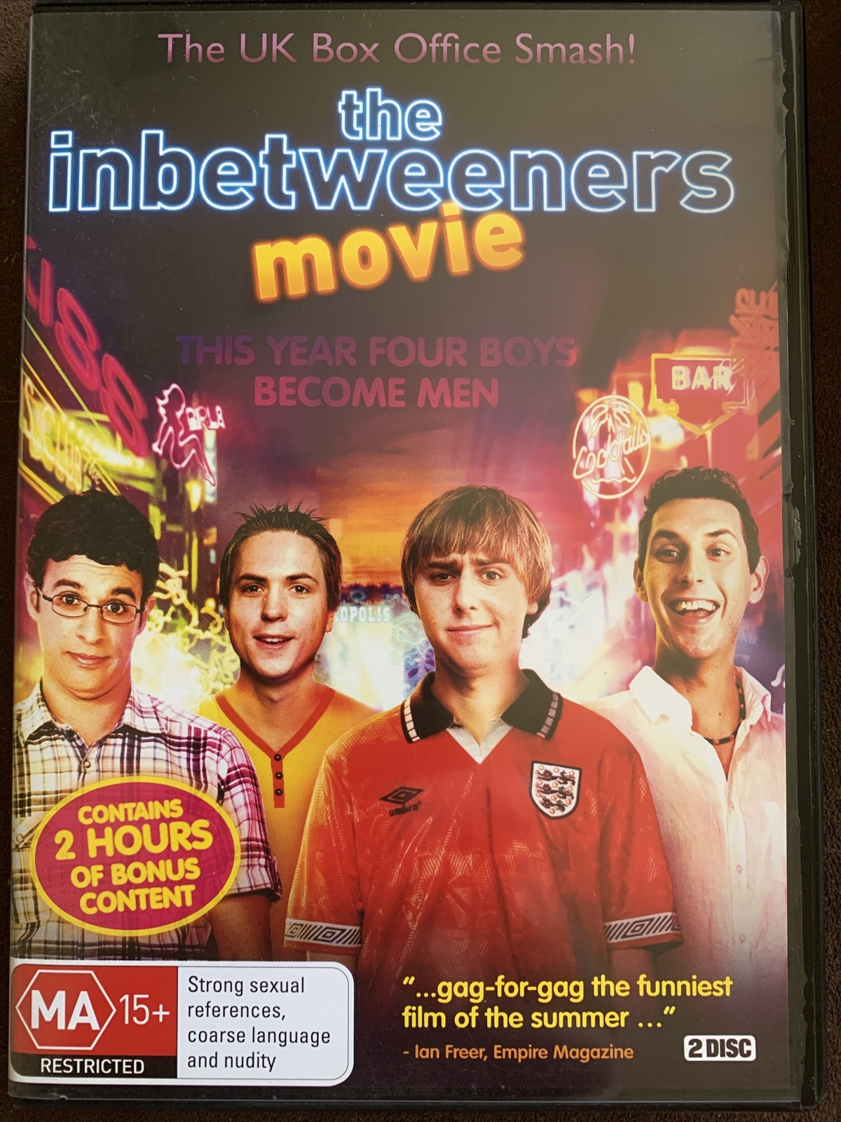 DVD: The Inbetweeners Movie - Misadventures Of 4 Friends On Holidays In ...
