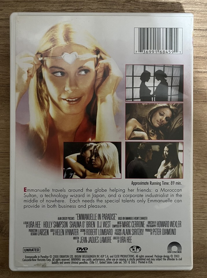 Emmanuelle in Paradise - HOLLY SAMPSON - (DVD) | eBay
