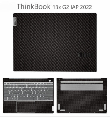 Carbon Vinyl Sticker Skin Decal Guard Cover for Lenovo ThinkBook 13x G2 ...