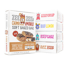 Zee Zees Cocoa Cherry Soft Baked Snack Bars Nut Whole Grain Naturally ...