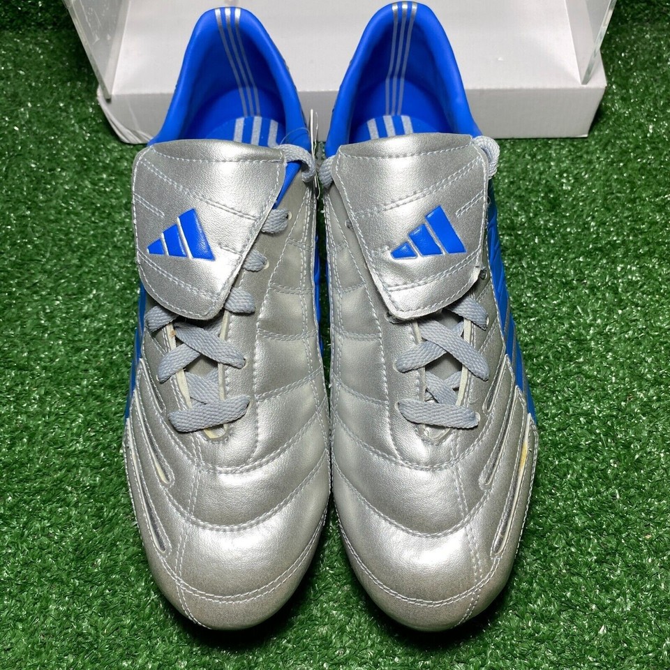 NEW RARE 2004 Adidas F50 Spider Blue Silver FG 7.5 US Predator Total 90 ...