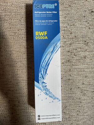 Ice Pure Refrigerator Water Replacement Filter RWF0500A for Whirlpool ...