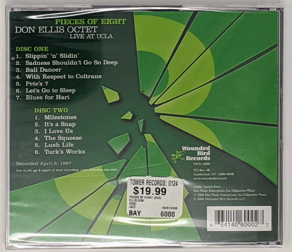 Don Ellis Octet : Pieces of Eight : 2CD : Sealed RARE Out of Print ...