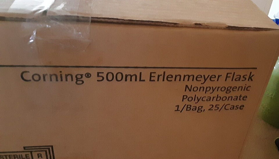 Corning 500ml Erlenmeyer Shake Flasks/W/Vented Cap (3 ind. sealed ...