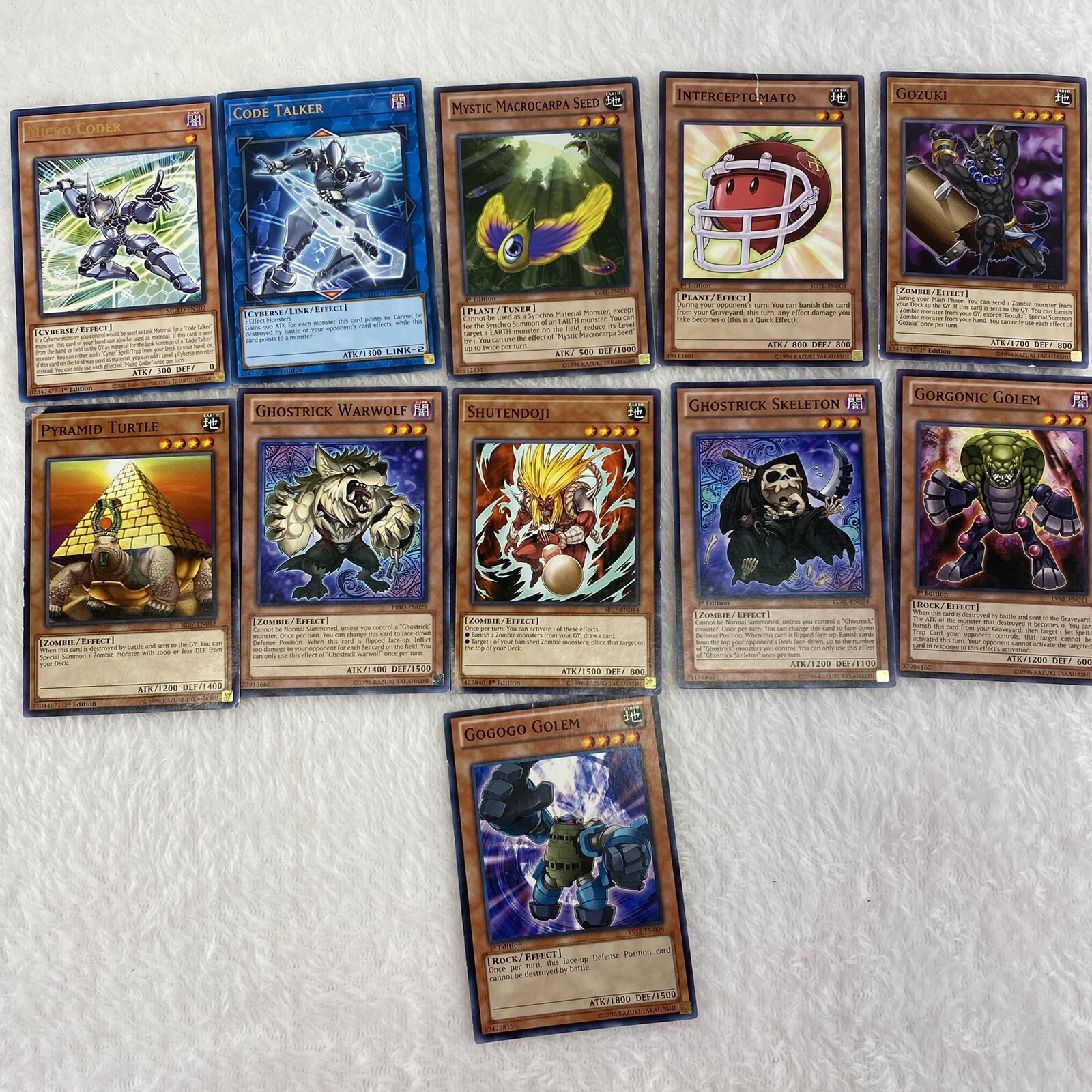 Yu-Gi-Oh! Trading Cards Lot of 11 Mixed Card Lot | eBay