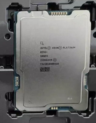 2pcs Intel Xeon Platinum 8592+ QS 64C/128T LGA4677 1.90 GHz 320M Cache ...