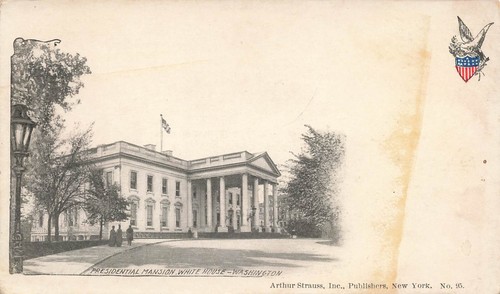 Private Mailing Card ~ Washington, DC, Presidential Mansion, White ...