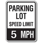 Parking Lot Speed Limit Signs - 5 MPH | eBay