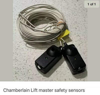 Chamberlain Lift Master Safety Sensors with Long Wires- Brand New!! | eBay
