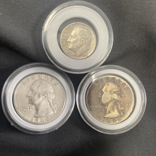Silver Coin Lot of 3 USA Coins. | eBay