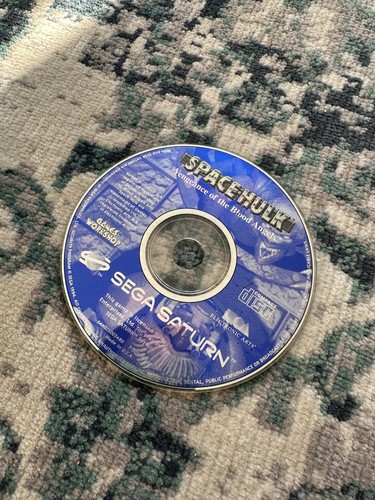 Space Hulk: Vengeance of the Blood Angels (Sega Saturn, 1996) DISC ONLY ...