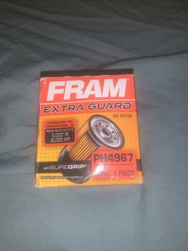 FRAM Extra Guard PH4967, 10K Mile Change Interval Spin-On Oil Filter ...
