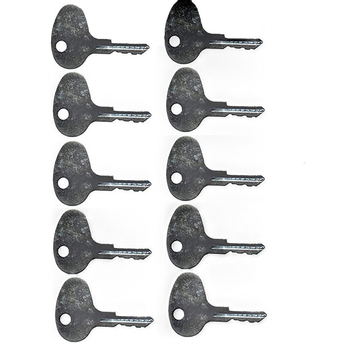 10X Ignition Key For CAT Caterpillar Mitsubishi Forklift Marked 123243 ...