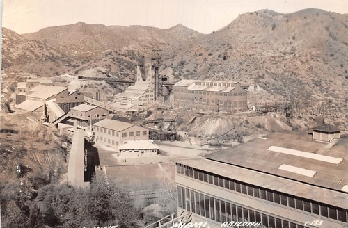 RPPC Miami Arizona Inspiration Copper Mine 1947 Photo Postcard | eBay