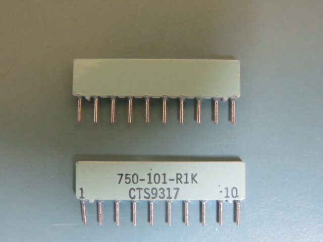 CTS 750-101-R1K Qty of 14 per Lot Resistor Network Ceramic 1K Ohm 100V ...