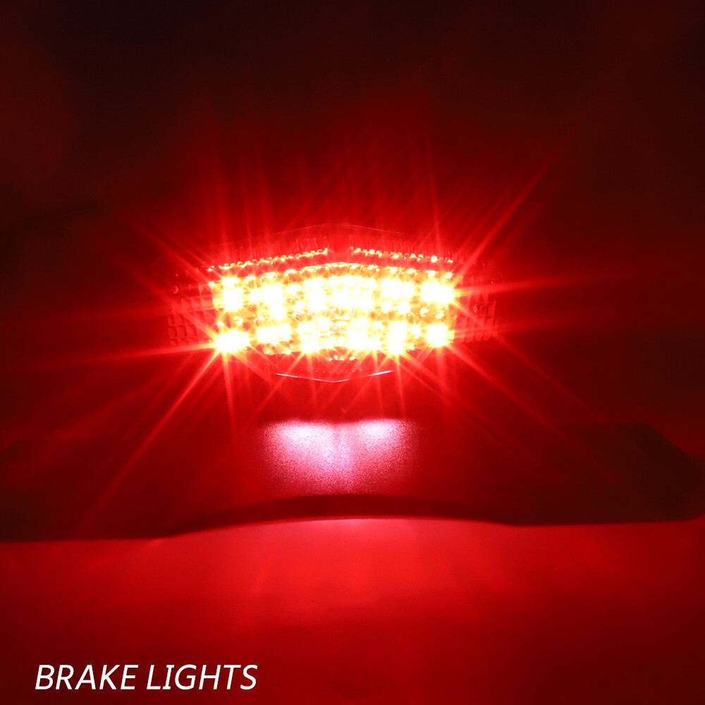 Fender License Plate Holder LED Light For HONDA XR250R/XR400R XR400 ...